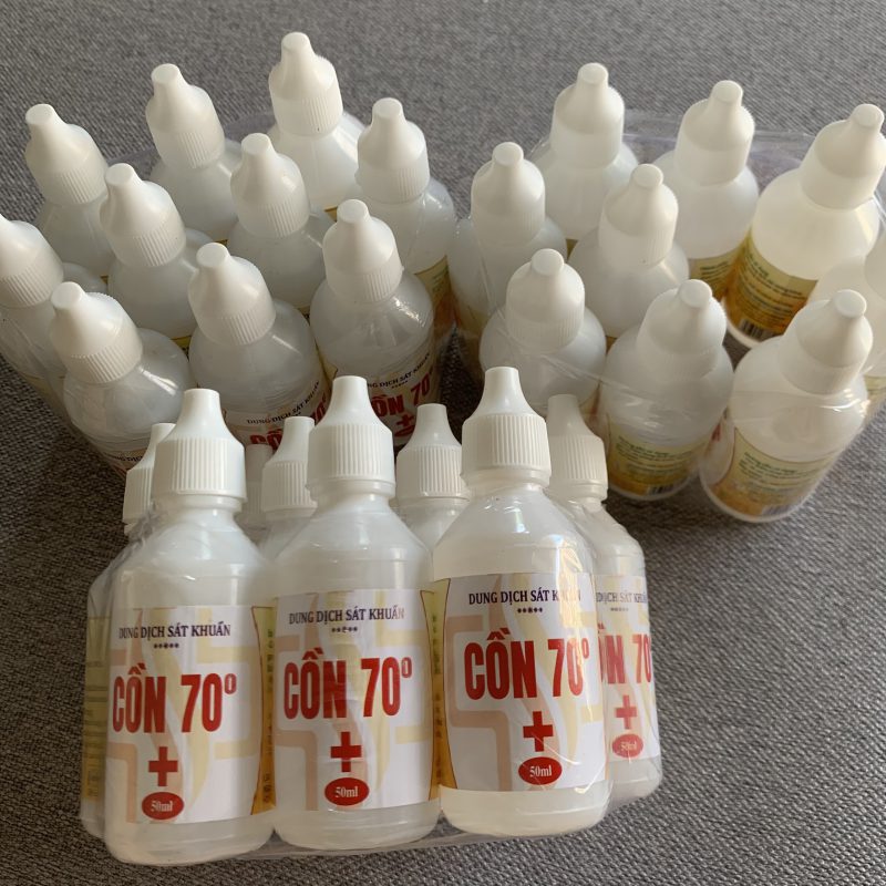 Cồn 70 độ 50ml - CÔNG TY TNHH THIẾT BỊ Y TẾ CIC CARE
