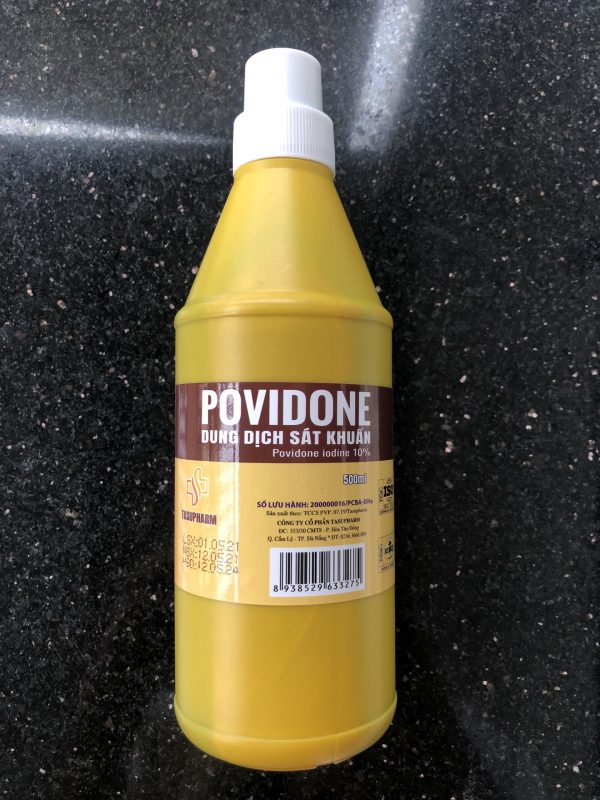 Dung dịch sát khuẩn Povidine 10% 500ml - CÔNG TY TNHH THIẾT BỊ Y TẾ CIC ...